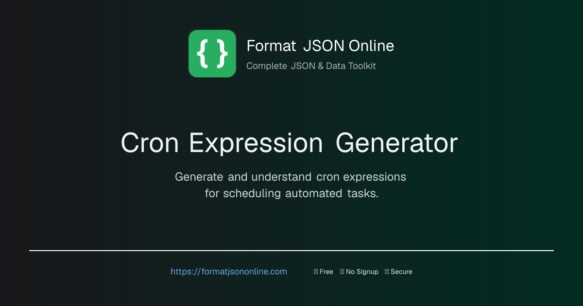Cron Expression Generator – Free & Instant Online